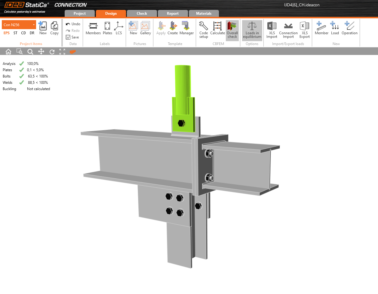 Singularity on circular hollow sections | IDEA StatiCa